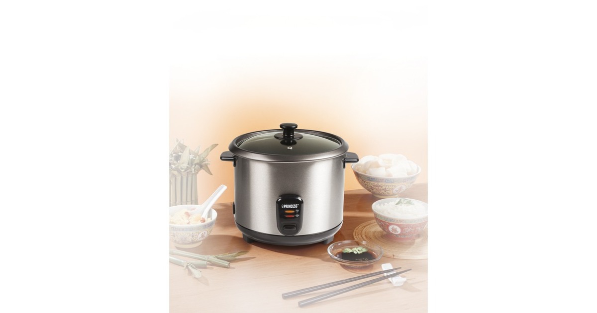 Princess Rice Cooker rijstkoker Roestvrij staal/zilver, 271950