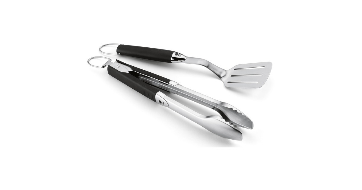 Weber Premium tool set bestek Roestvrij staal/zwart