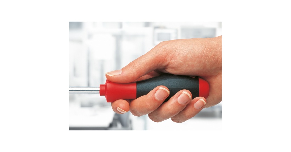 Wiha Schroevendraaierset SoftFinish 41002 Zwart/rood