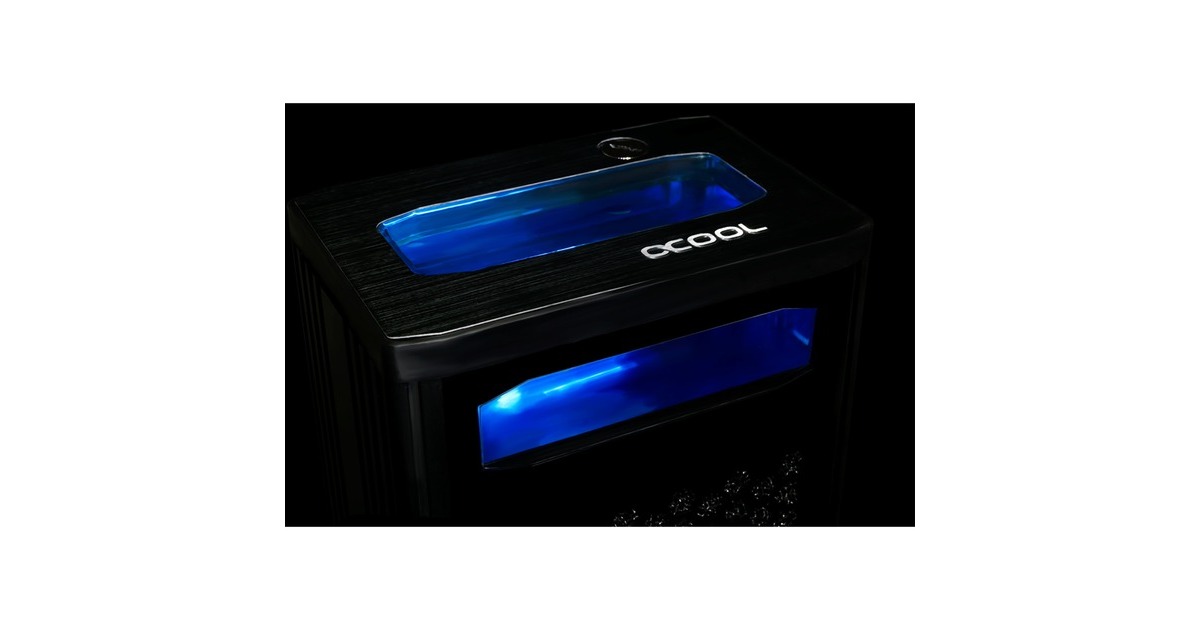Alphacool Eiswand 360 CPU waterkoeling Zwart