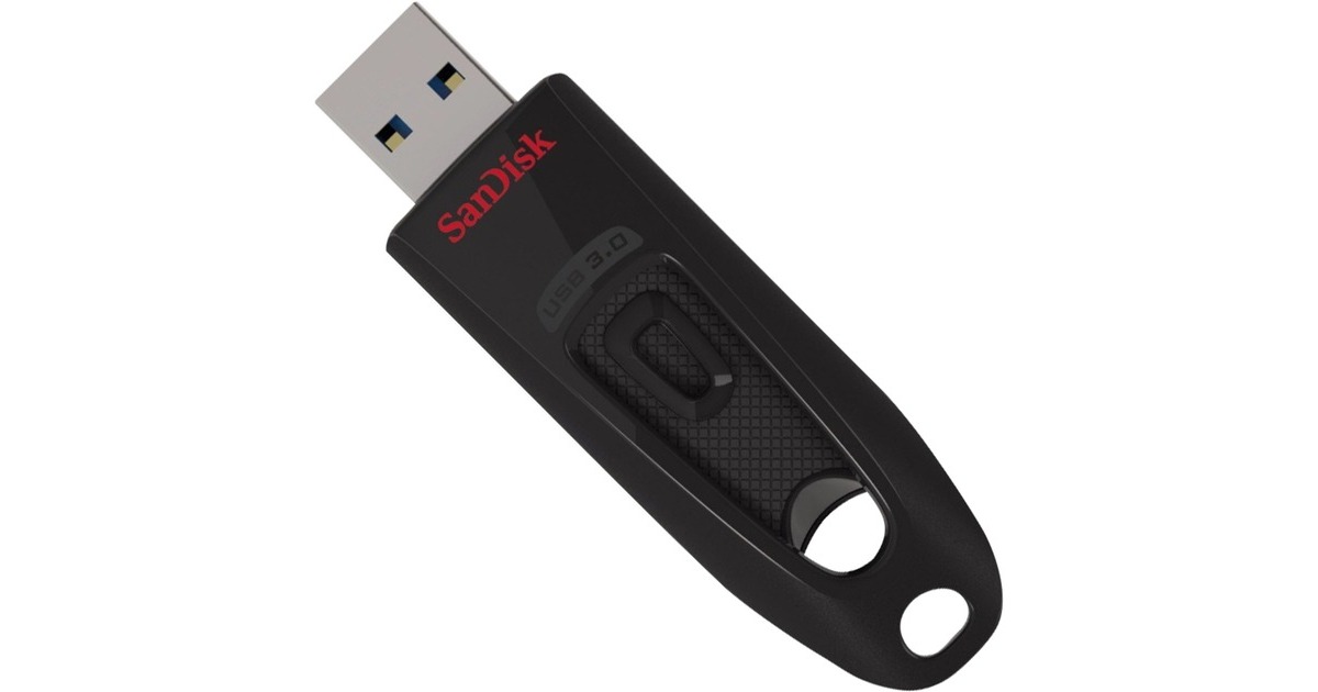 SanDisk Ultra 64 GB usb-stick Zwart/rood, SDCZ48-064G-U46