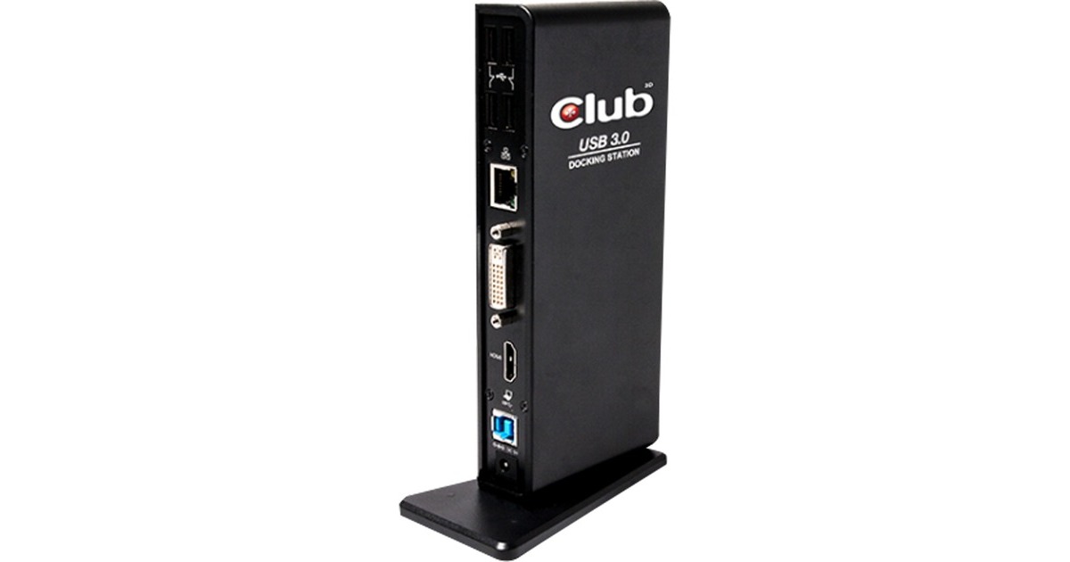Club 3D USB Gen 1 Type A Dual Display Docking Station Zwart, CSV-3242HD ...