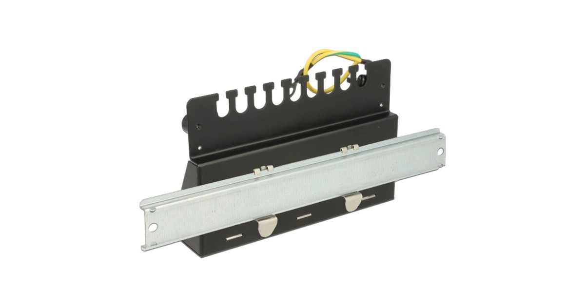 DeLOCK Keystone Desktop Patch Panel 12 Port patchpaneel Zwart, 43339