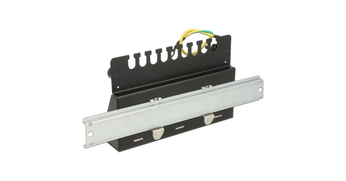 DeLOCK Keystone Desktop Patch Panel 8 Port patchpaneel Zwart, 43338