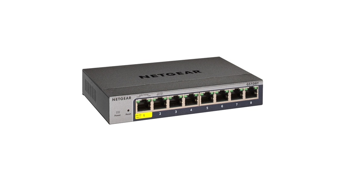 NETGEAR GS108T v3 switch Retail