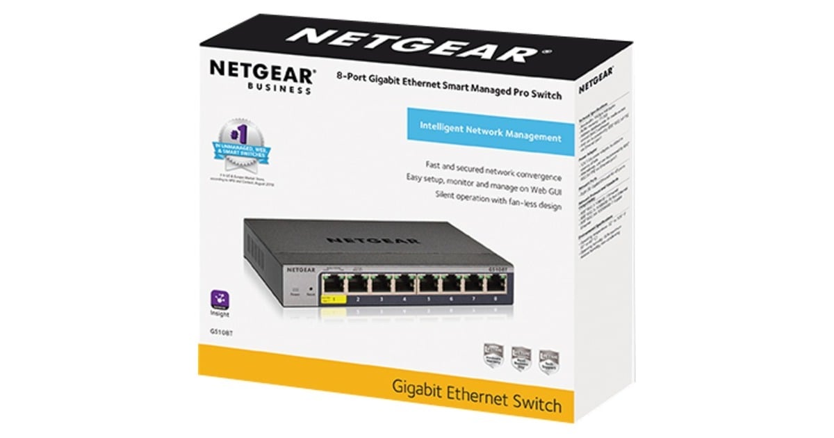 NETGEAR GS108T v3 switch Retail