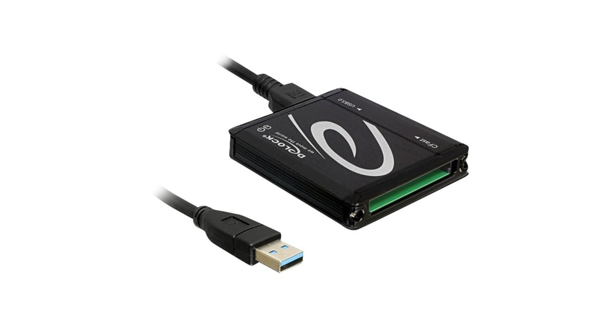 DeLOCK Cardreader USB 3.0 > CFast kaartlezer Zwart
