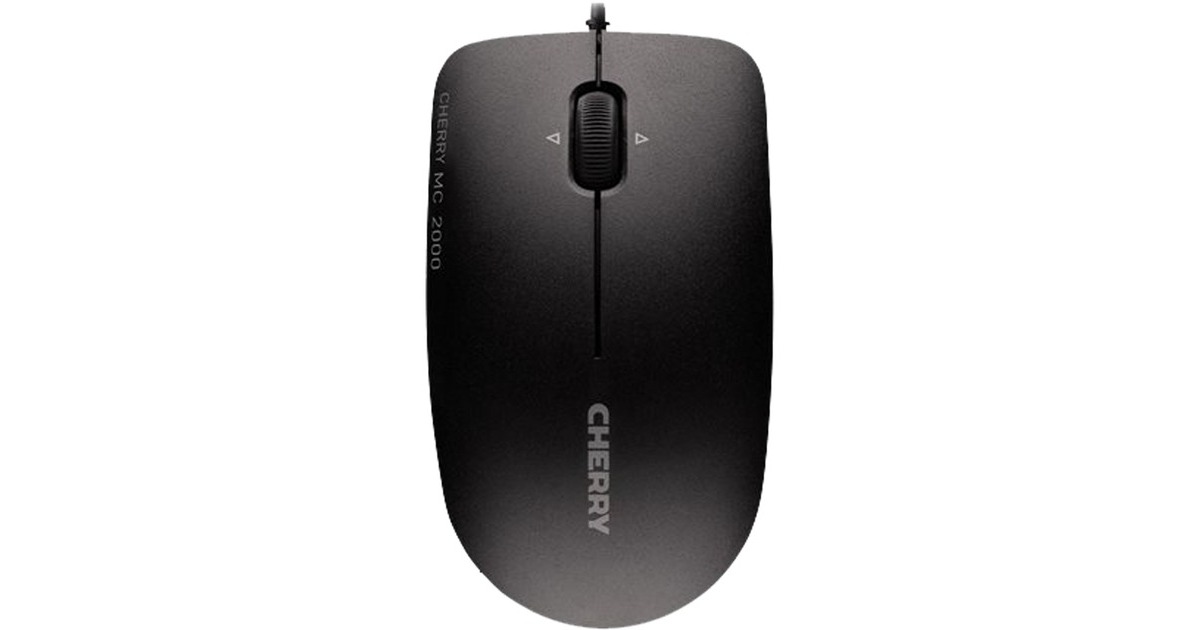CHERRY MC 2000 muis Zwart, 1600 dpi
