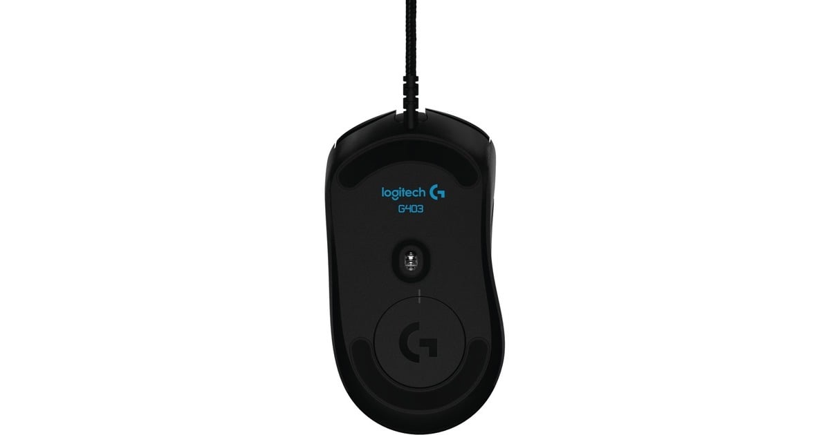 Logitech G G403 HERO Gaming Mouse Zwart, 100 - 25.600 dpi, RGB leds