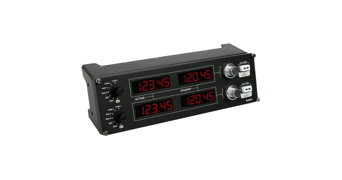 Logitech G Saitek Pro Flight Radio Panel instrumentenpaneel PC