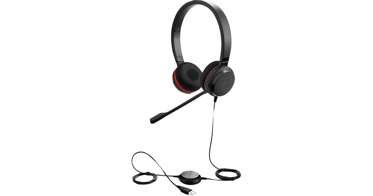 Jabra EVOLVE 30 II UC Stereo on-ear headset Zwart