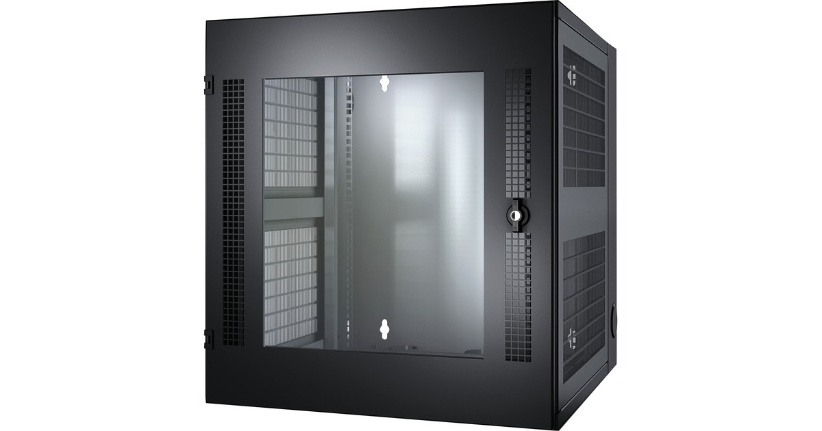 APC NetShelter WX 13U met glazen deur server rack Zwart, 584 x 631 x 663mm