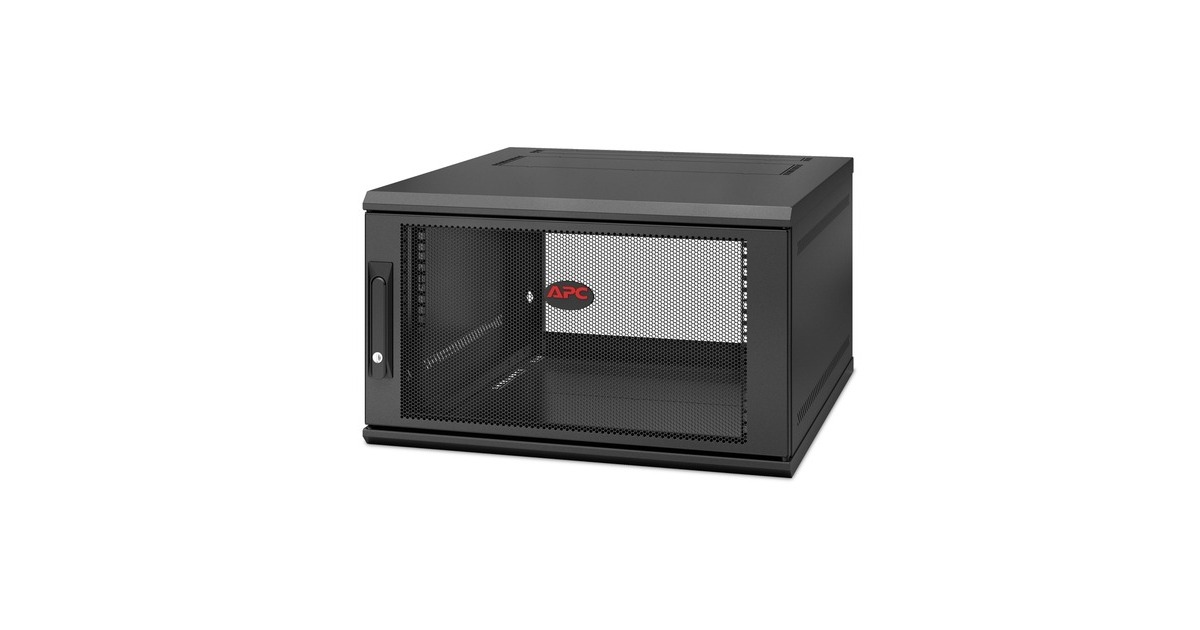 APC NetShelter WX 6U, diep server rack Zwart, 600 x 600 x 355mm
