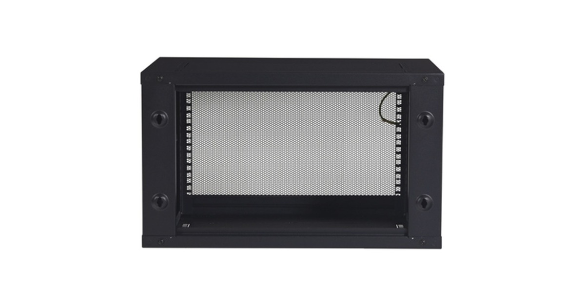 APC NetShelter WX 6U, ongemonteerd server rack Zwart, 599 x 400 x 356mm