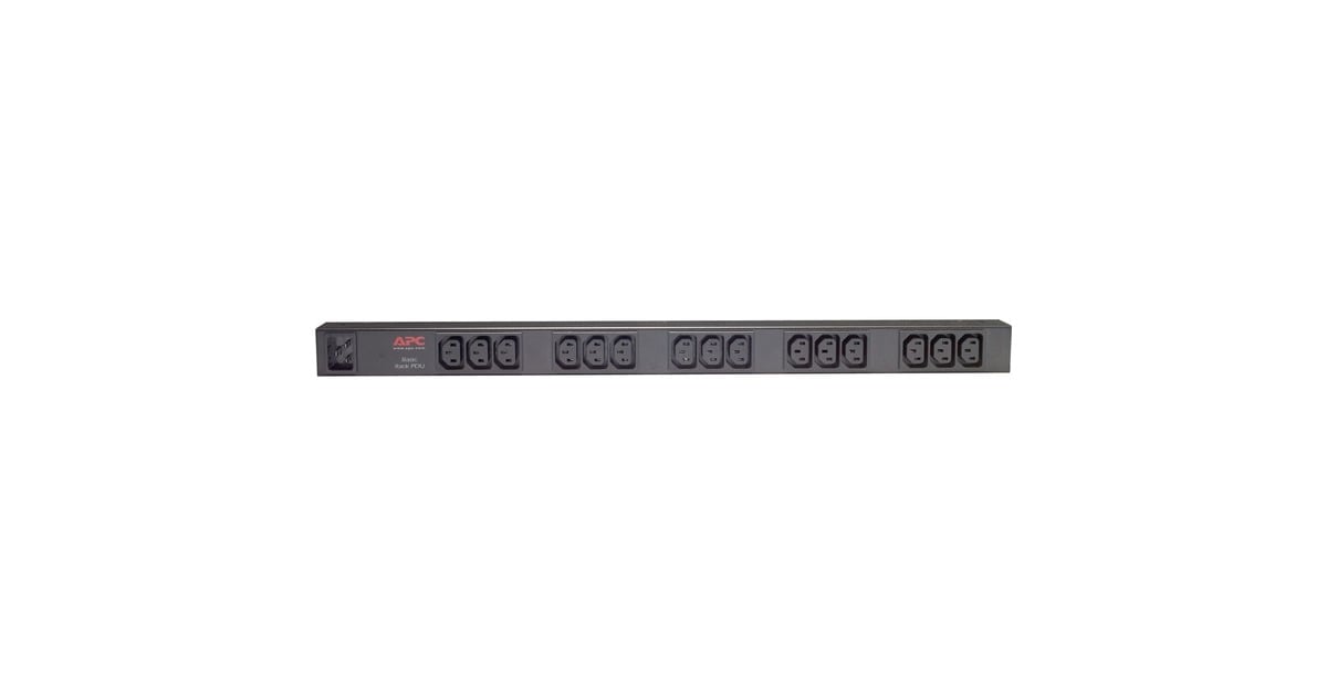 APC Rack PDU, Basic AP9572 ZeroU, 15x C13, C20 stekker