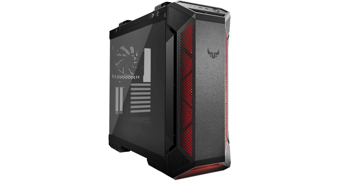 ASUS TUF Gaming GT501 midi tower behuizing Zwart | 2x USB-A | RGB ...