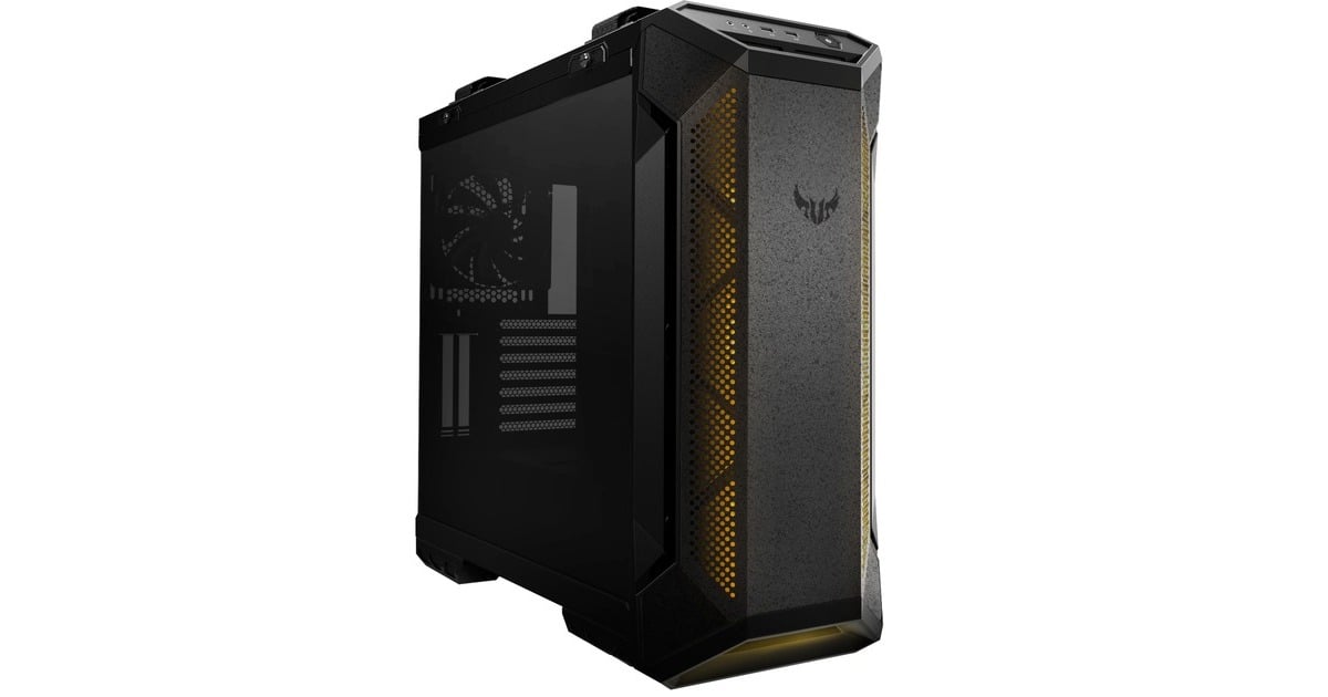 ASUS TUF Gaming GT501 midi tower behuizing Zwart | 2x USB-A | RGB ...