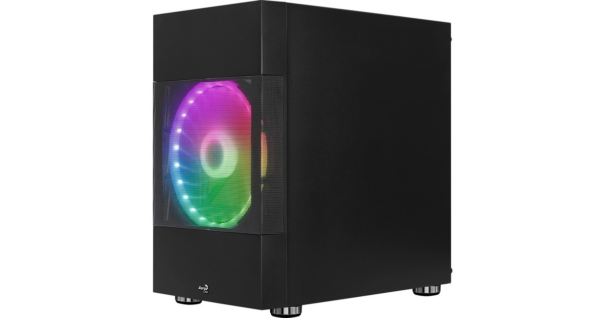 Aerocool Atomic v2 mini tower behuizing Zwart | 2x USB-A | Window