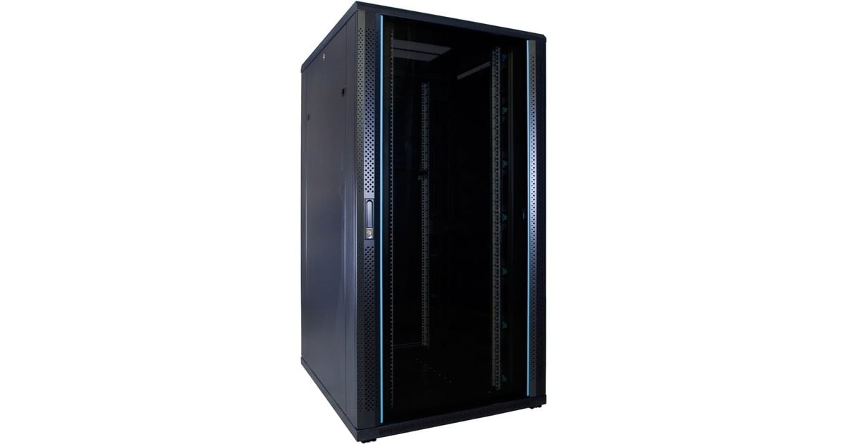 DSI 32U serverkast met glazen deur - DS8032 server rack Zwart, 800 x ...