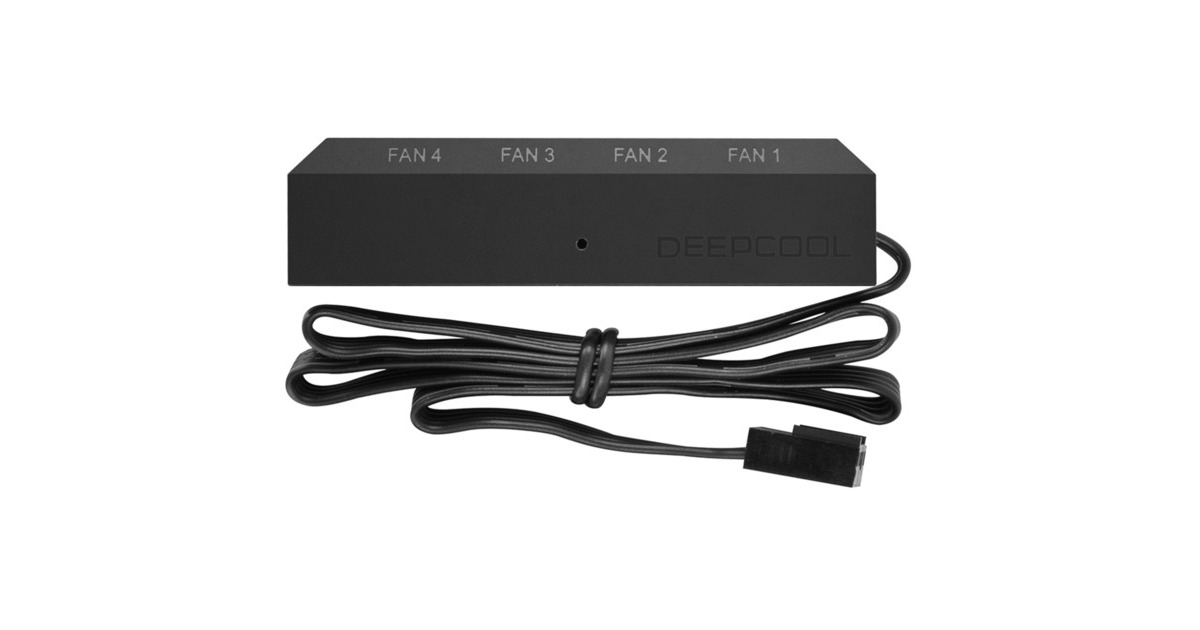 Deepcool Fan Hub FH-04 fancontroller Zwart