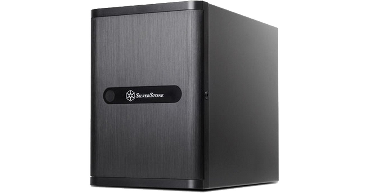 SilverStone SST-DS380B mini tower behuizing Zwart | 2x USB-A