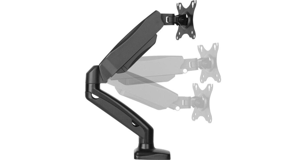 ICY BOX IB-MS303-T monitorarm Zwart