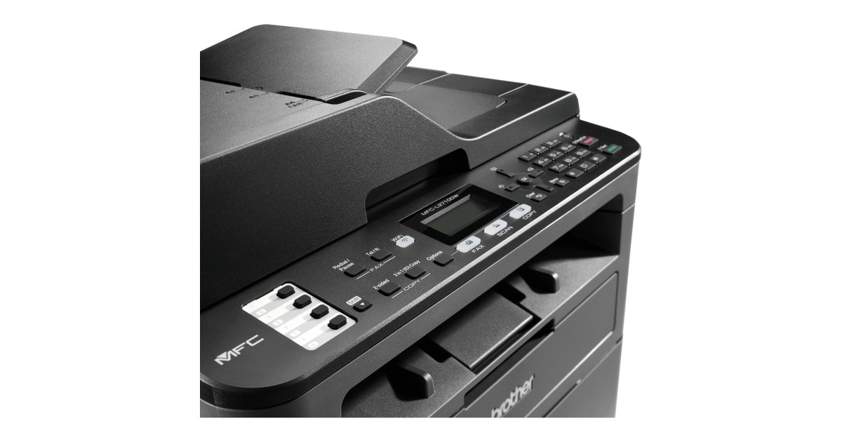 Brother MFC-L2710DW all-in-one laserprinter met faxfunctie Zwart ...