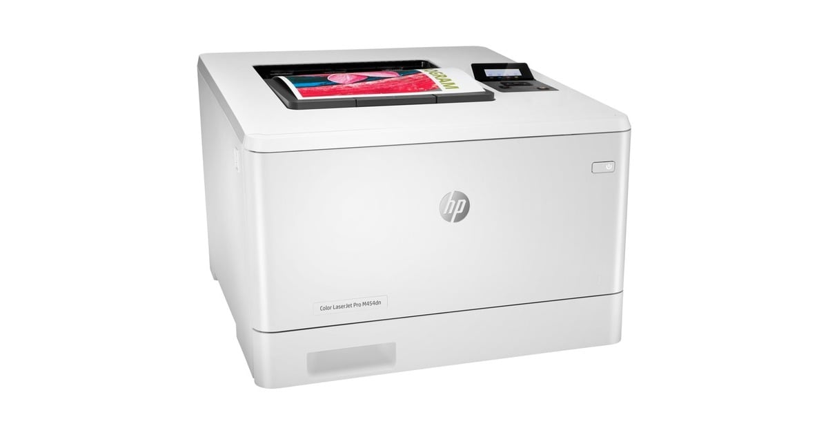 HP Color LaserJet Pro M454dn kleurenlaserprinter Wit, USB, LAN