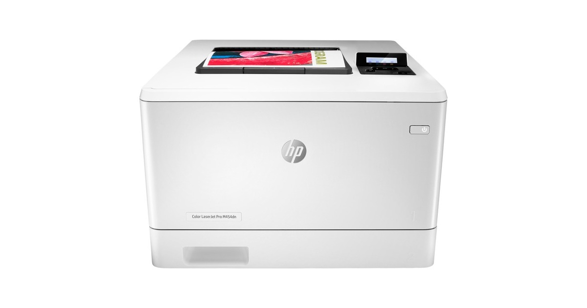 HP Color LaserJet Pro M454dn kleurenlaserprinter Wit, USB, LAN