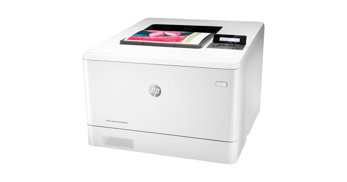 HP Color LaserJet Pro M454dn kleurenlaserprinter Wit, USB, LAN