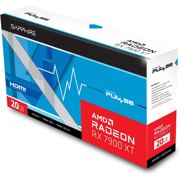SAPPHIRE PULSE AMD Radeon RX 7900 XT grafische kaart 2x HDMI 2.1, 2x ...