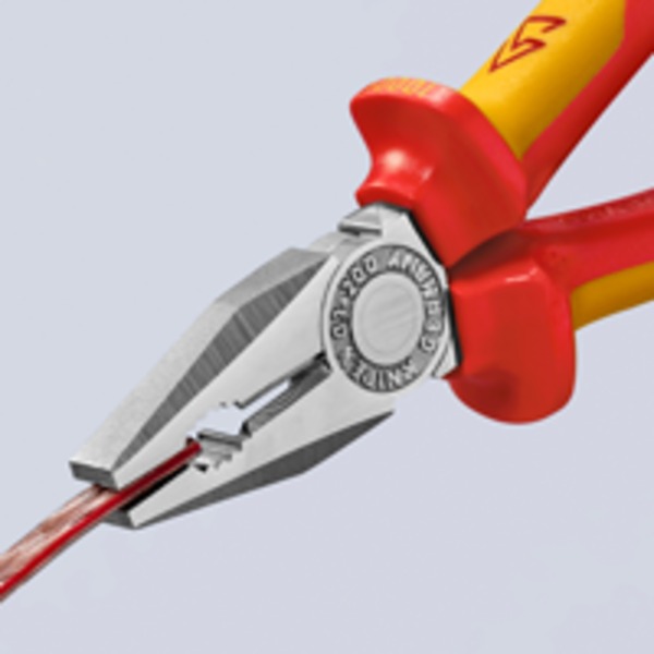 Knipex Kombi-tang 03 06 200 VDE combinatietang Rood/geel, 200mm