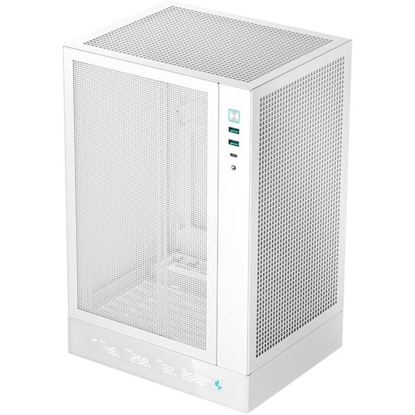 Deepcool CH170 DIGITAL mini tower behuizing Wit | 2x USB-A | 1x USB-C