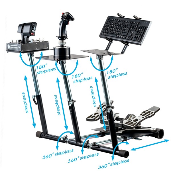 Wheel Stand Pro Deluxe V2 Super Warthog houder Zwart, voor Thrustmaster ...