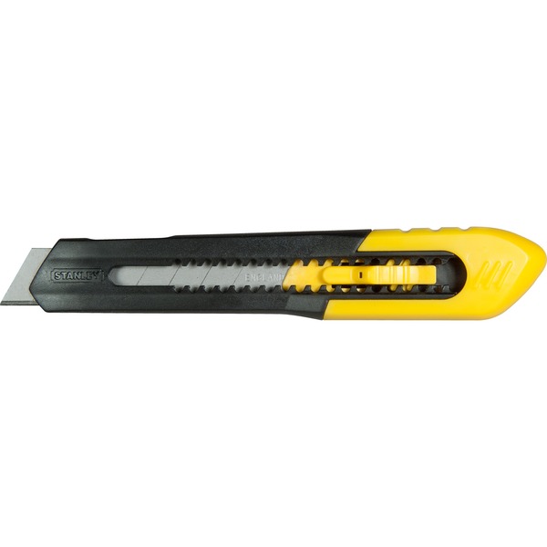 STANLEY Afbreekmes SM 9mm, 3 stuks stanleymes Geel/zwart