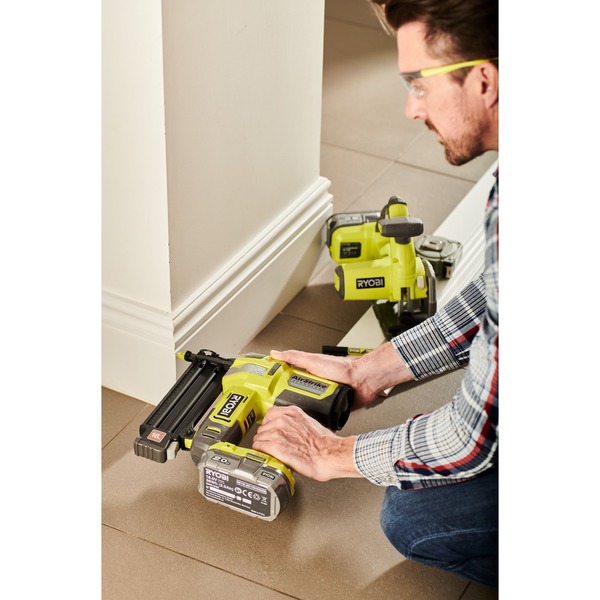 Ryobi ONE+ 18V Accu 18G Tacker R18GN18-0 spijkerpistool Groen/zwart ...