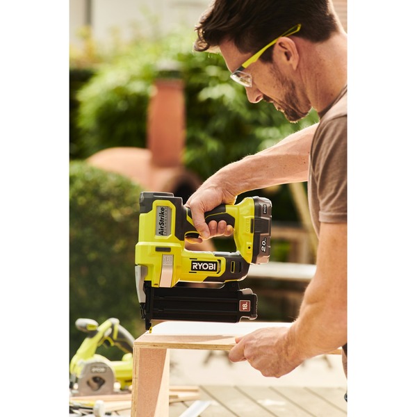 Ryobi ONE+ 18V Accu 18G Tacker R18GN18-0 spijkerpistool Groen/zwart ...