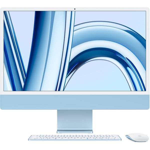 Apple iMac 2023 24" (MQRR3N/A) all-in-one pc Blauw | M3 8 Core | 10 ...
