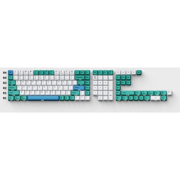 Keychron OEM Dye-Sub PBT Full Keycap-Set - Iceberg keycaps Wit ...