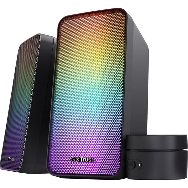 Trust GXT 611 WEZZ ILLUMINATED 2.0 RGB Speaker set pc-luidspreker Zwart ...