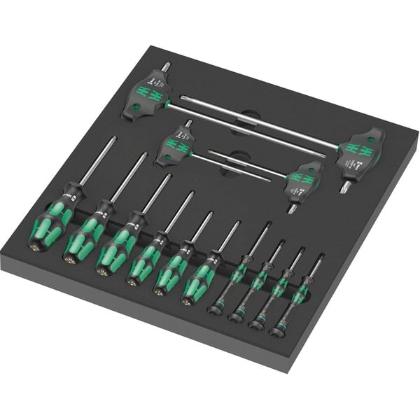 Wera 9712 Schuimrubberen inzetstuk met TORX HF-schroevendraaiers Set 1 ...