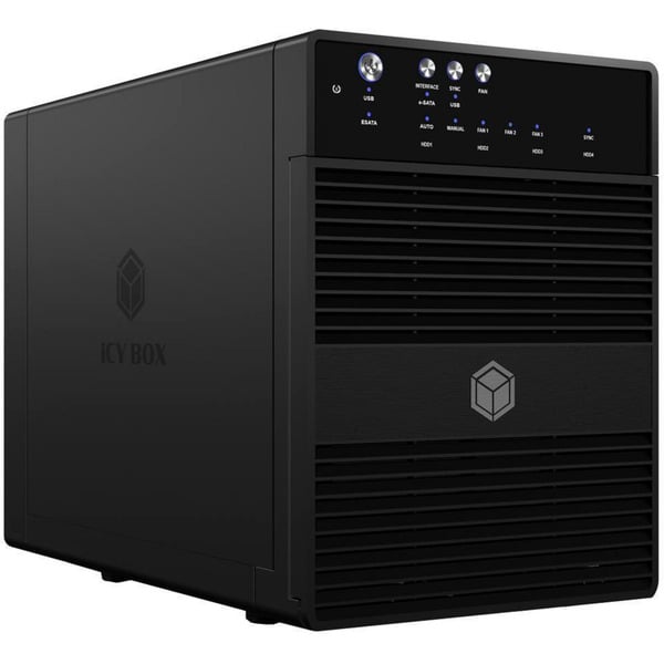 ICY BOX IB-3640SU3 externe behuizing Zwart