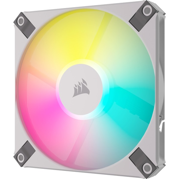 Corsair iCUE AF120 RGB SLIM 120 mm Duoset case fan Wit, 4-pins PWM fan ...