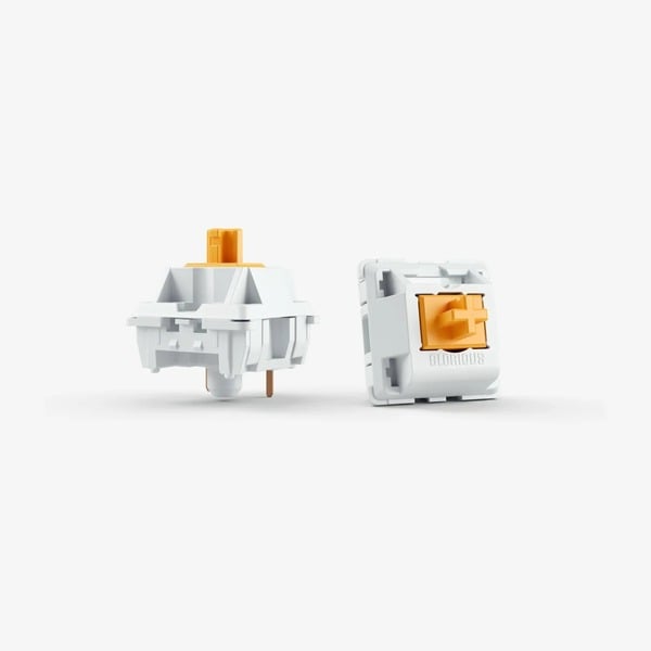 Glorious Panda Tactile Switches keyboard switches Geel/wit, Hot Swappable