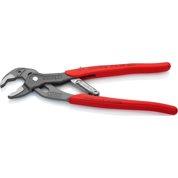 Knipex SmartGrip waterpomptang 8501250 zweedse- / waterpomp-tang Rood