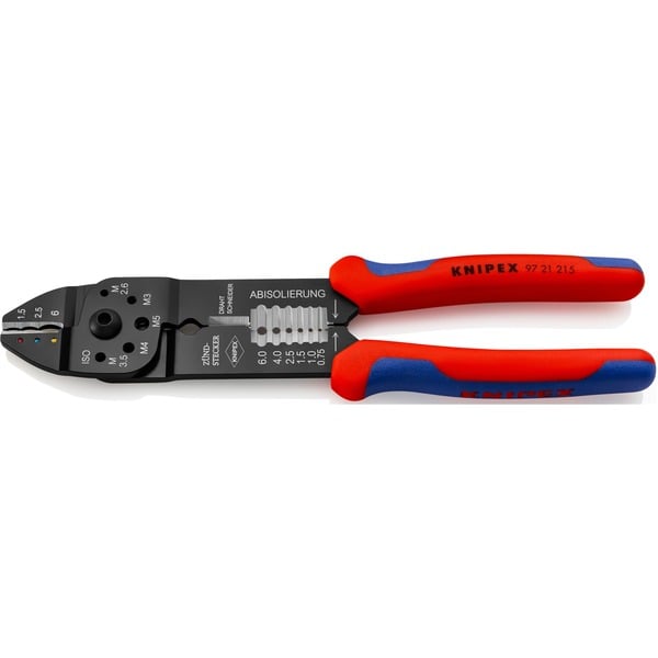 Knipex Krimptang 9721215 Rood/blauw