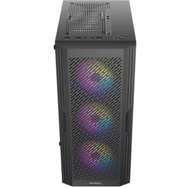 Antec AX20 midi tower behuizing Zwart | 3x USB-A | Tempered Glass
