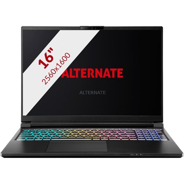 ALTERNATE Thunderstorm 16” - Ultra 9 - RTX 5080 gaming laptop Zwart ...