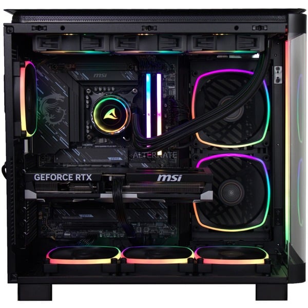 ALTERNATE Thunderstorm Pro Core Ultra 7 – RTX 5080 gaming pc Zwart ...