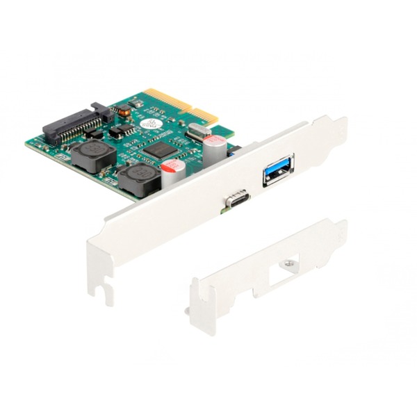 DeLOCK PCI Express x4 Card to 1 x external USB 10 Gbps Type-C female ...